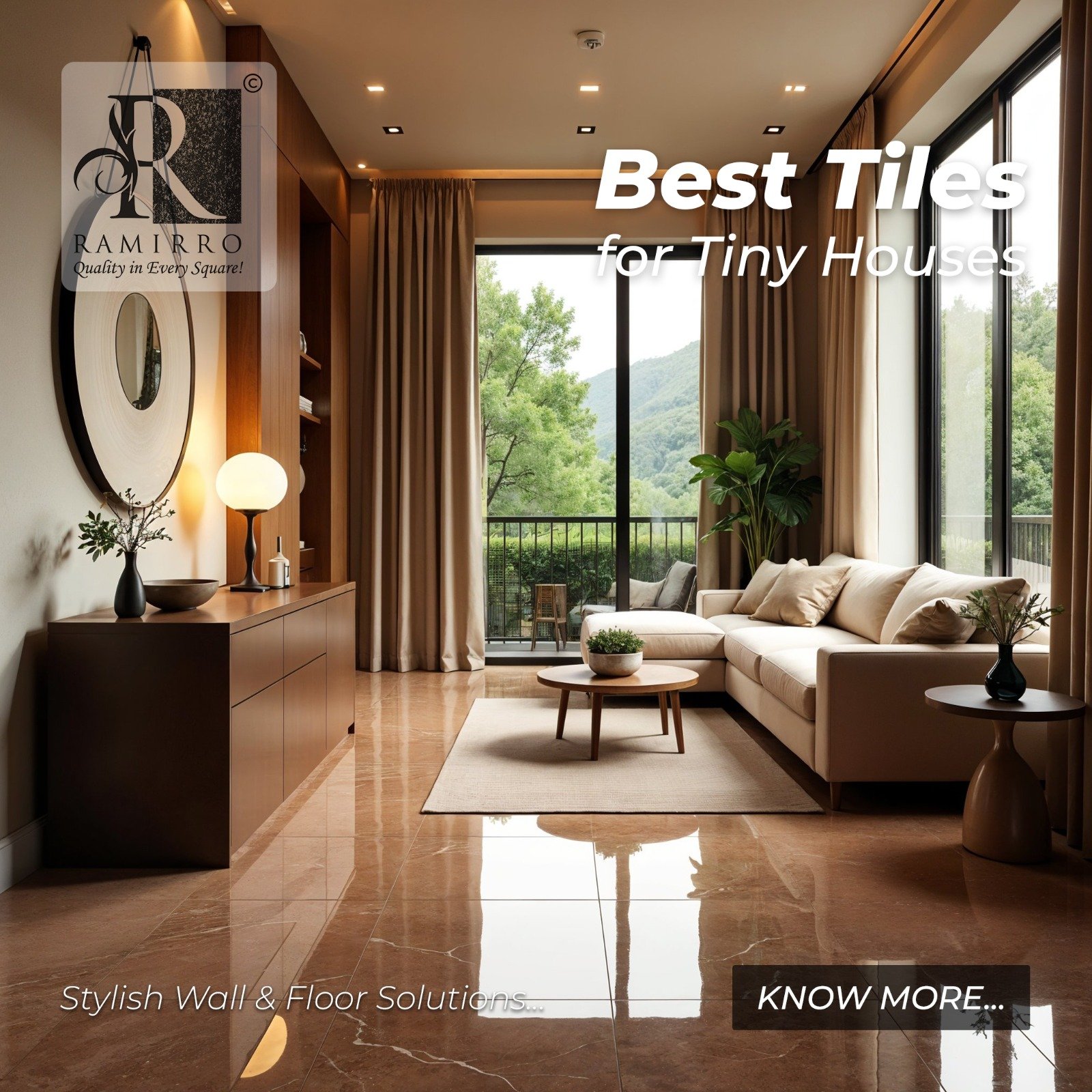Best Tiles for Tiny Houses: Stylish Wall & Floor Solutions - MarmoDeVida